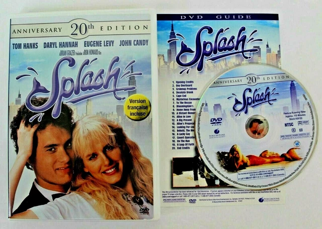 SPLASH 20TH ANNIVERSARY EDITION DVD Bilingual Version Tom Hanks Disc ...