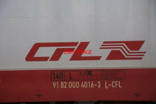 PHOTO CFL Logo On Class 4000 Locomotive At Luxembourg City Station 2 ...