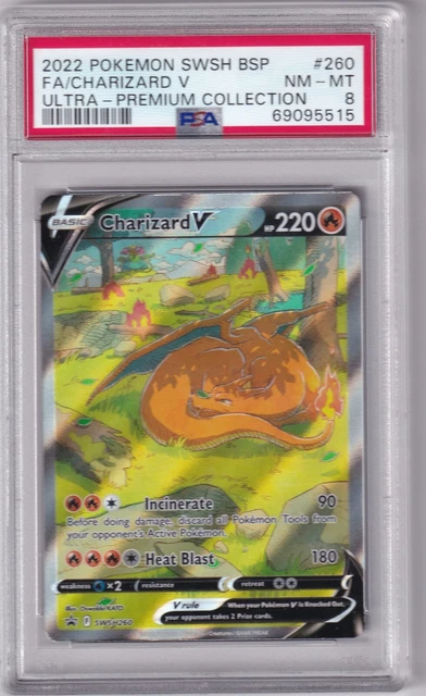 2022 POKEMON CHARIZARD V Ultra Premium Collection Full Art SWSH 260 PSA ...