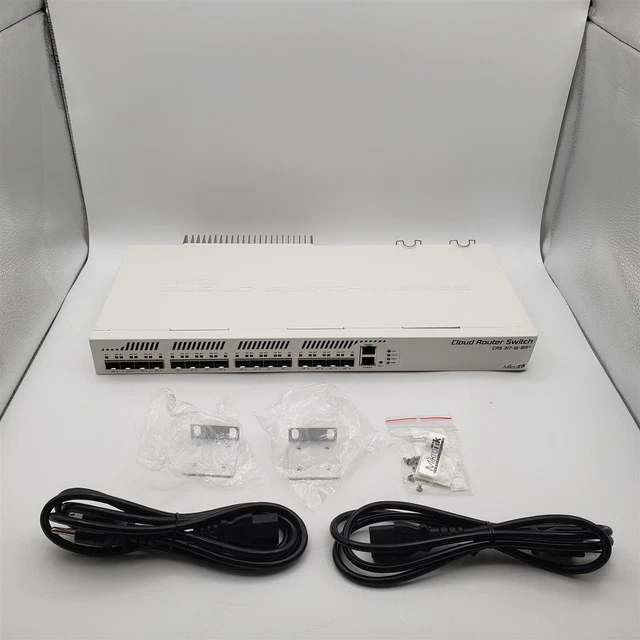MIKROTIK CLOUD ROUTER Switch Rack-mountable Manageable Switch w/Layer 3 ...
