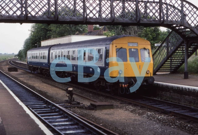 35MM RAILWAY SLIDE of Class 125 DMU 51169 @ Reedham Copyright to Buyer ...