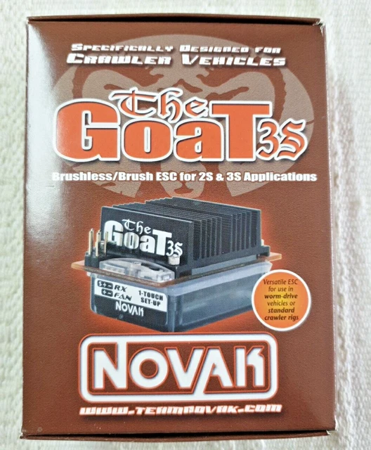NOVAK GOAT 3S Crawler Brushless/Brush ESC Crawler System (#3214) - New ...
