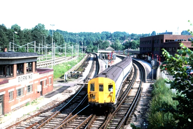 5474 RAILWAY COLOUR Slide Emu 4 Epb 5436 At Dorking 1986 £3.99 ...