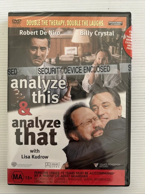 DVD - ANALYZE THIS & ANALYZE THAT - R4 - Robert De Niro - Billy Crystal ...