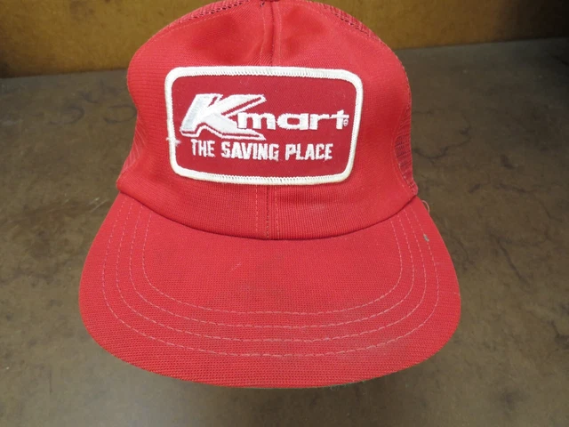 VTG KMART 1980'S Store Dealer Mesh Red USA Patch hat Trucker $40.00 ...