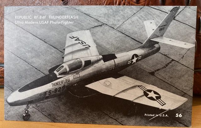 WWII USAF REPUBLIC RF-84F Thunderflash Ultra Modern Photo Fighter ...