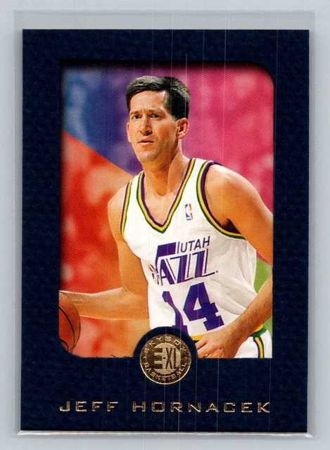 1995-96 SKYBOX E-XL bleu #82 Jeff Hornacek Utah Jazz Basketball Card ...