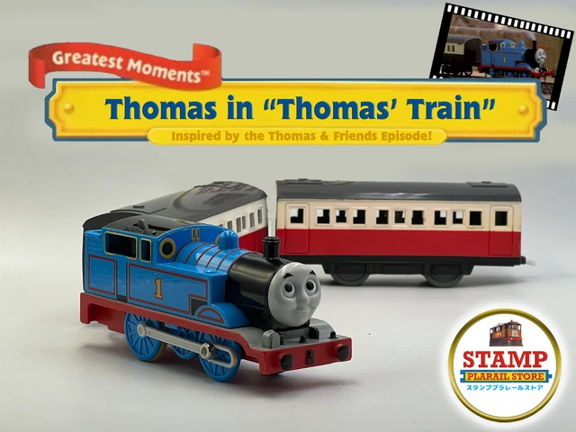 TOMY TRACKMASTER PLARAIL Thomas the Tank Engine Passenger Train Set £51 ...