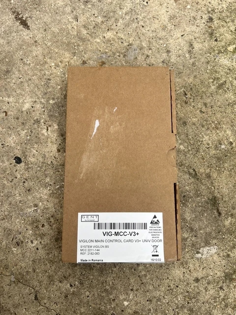 GENT VIG-MCC-V3+ MCC Control Card for VIG1-24 & VIG1-72 BS / V3+ £835. ...