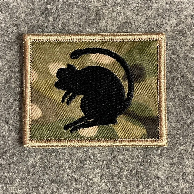 BRITISH ARMY SURPLUS 4th Armoured Div Desert Rats TRF Patch, UBACS ...