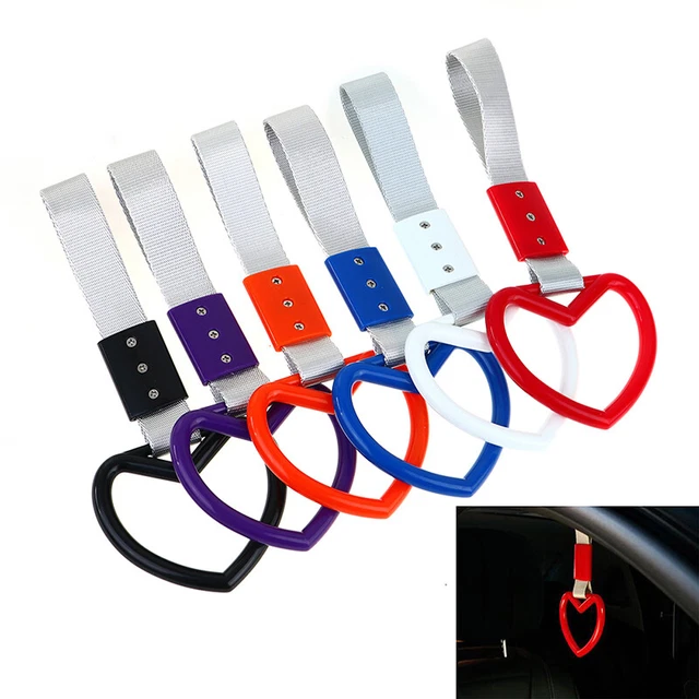 TSURIKAWA RING HEART JDM Train Bus Handle Strap Drift Strap Drift Auto ...