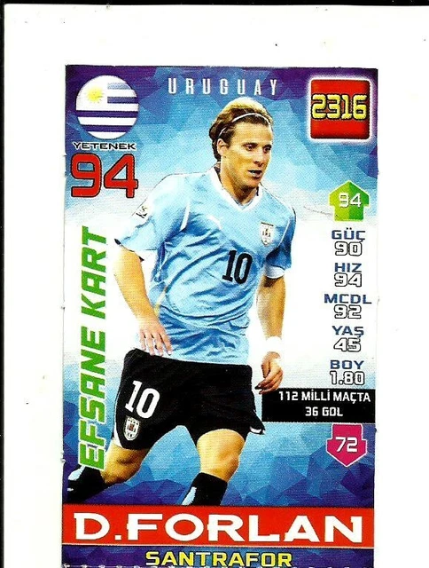 2025 SÜPER FINAL Legends Card - Forlan - Printed in Turkey £1.40 ...