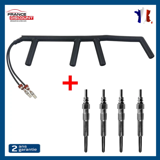 BEAM WIRING +4 Candles Preheating Intended Audi A3 1.9 Tdi 90 100 110 ...