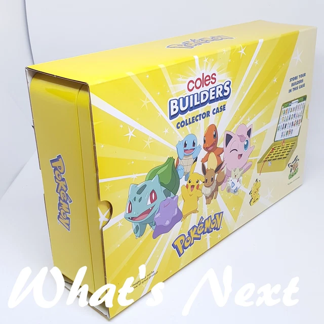 COLES POKEMON BUILDERS 2024 COLLECTOR CASE - NEW with Cardboard Sleeve ...