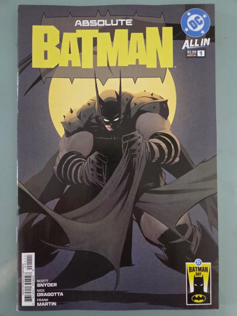 ABSOLUTE BATMAN #1 Batman Day (2025) Dc Comics Scott Snyder! Nick ...