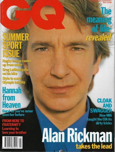 SCARCE ALAN RICKMAN The Exceptionally RARE Magazine for Collectors MINT ...