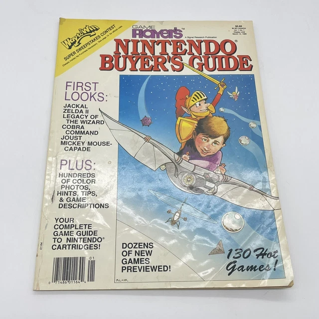 GAME PLAYER’S MAGAZINE Nintendo Buyer’s Guide Vol 1 Issue 1 1988 Zelda ...