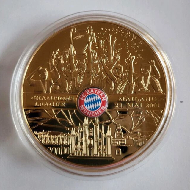 FC BAYERN MÜNCHEN Münze/ Medaille, Champions League Mailand 2001 EUR 5,00 - PicClick DE