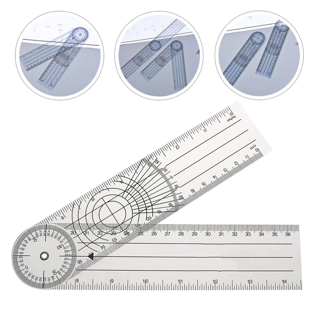 MEDICAL ANGLE RULER Spinal Goniometer Protractor Joint Orthopedics £6. ...