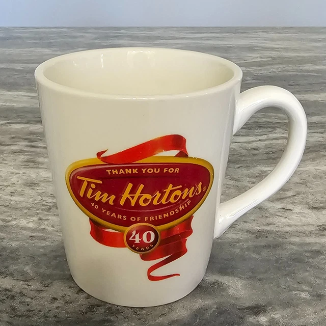 TIM HORTONS 40TH Anniversary Mug - 2004 Limited Edition Coffee Cup ...