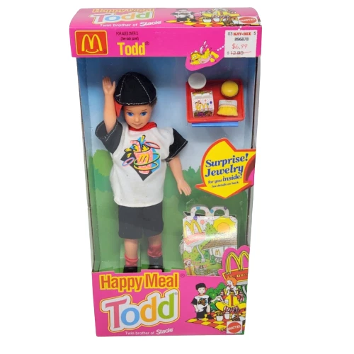 VINTAGE 1993 MATTEL Mcdonalds Happy Meal Todd Barbie # 11475 In Original Box £28.88 - PicClick UK