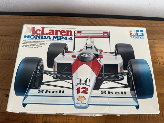 TAMIYA MCLAREN HONDA MP4/4 1/20 Scale Model Kit 1988 Grand Prix 1:20 ...