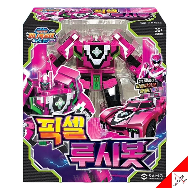 MINIFORCE PIXELPOWER PIXEL LUCYBOT Rose Transformer Robot Voiture Jouet ...