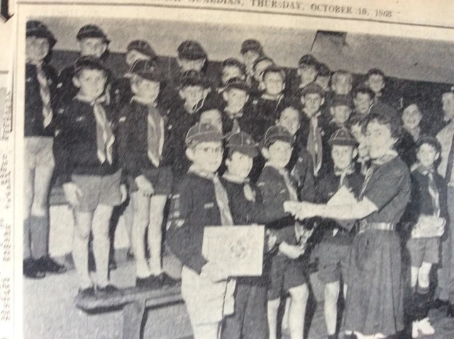 B1N EPHEMERA 1968 picture 2nd saltash yellow cub scout pack dora doige ...