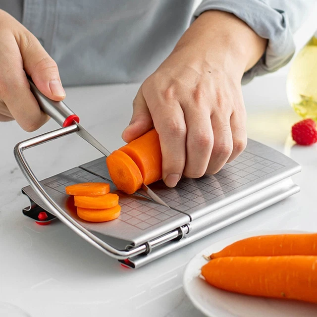 PRECISE CUTTING WITH Clear Grid Scale Lines Cheese Slicer and Cutter ...
