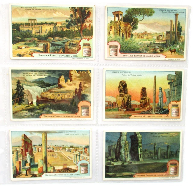 LIEBIG FULL SET 6 cards Vanished Cities Date 1902 £3.94 - PicClick UK