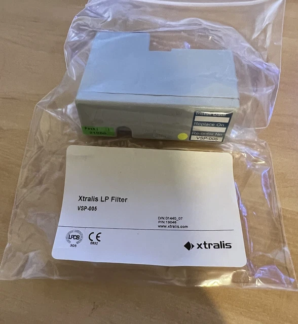 1X VESDA XTRALIS VSP-005 LP DUAL STAGE ASPIRATOR FILTER/ FIRE ALARM ...