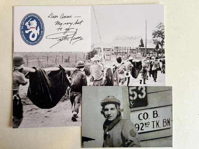 PHOTOS + SIGNATURE WW2 US Army Bataan Death March Survivor Lester ...