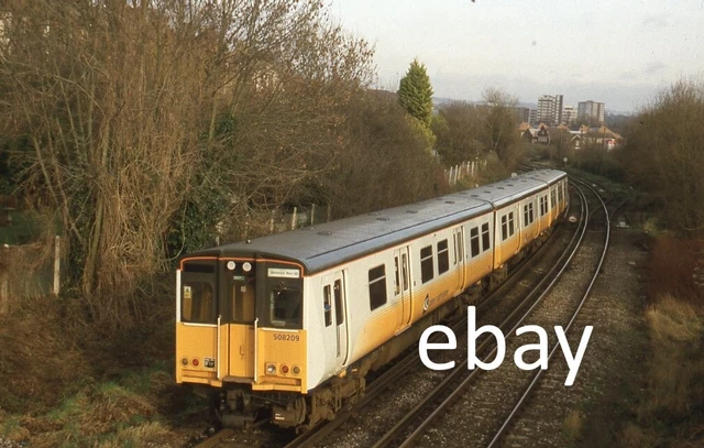 ORIGINAL 35MM RAILWAY SLIDE CONNEX 508 209 on 21/1/99. £3.99 - PicClick UK