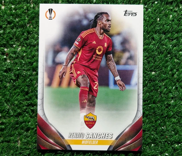 CARD TOPPS UCC Champions League 2023/24 Roma N°67 Sanches Carta 2024 ⚽️ ...