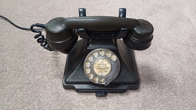 ANTIQUE 1930'S GPO Bakelite Phone model 1/232L £31.92 - PicClick UK