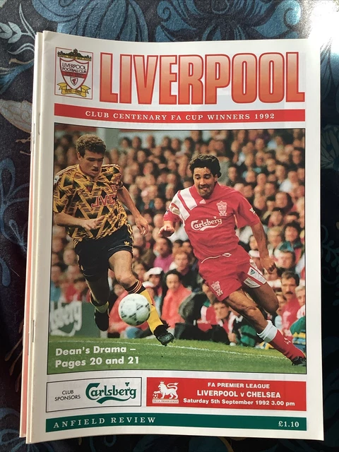LIVERPOOL FC 1992-93 Home Programmes (x27) Full Set £19.00 - PicClick UK