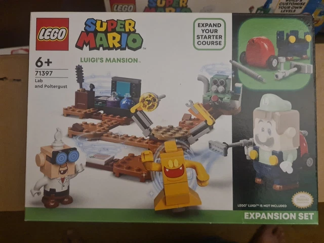 LEGO SUPER MARIO: Luigi’s Mansion Lab and Poltergust Expansion Set ...