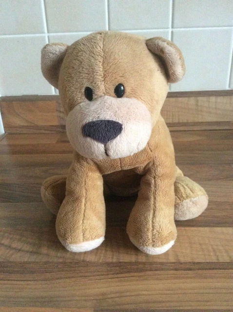 PRIMARK PLAY AND learn brown cream bear / Dog Soft Toy Comforter plush ...
