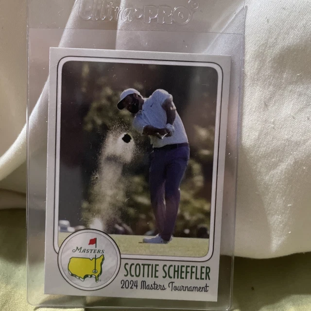SCOTTIE SCHEFFLER 2024 Masters Golf Collection Card Pga '24 Augusta EUR ...