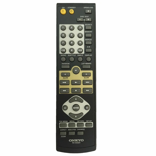 USATO ORIGINALE RC-655DV per telecomando ONKYO DVD DV-CP706 DV-CP704 DV ...