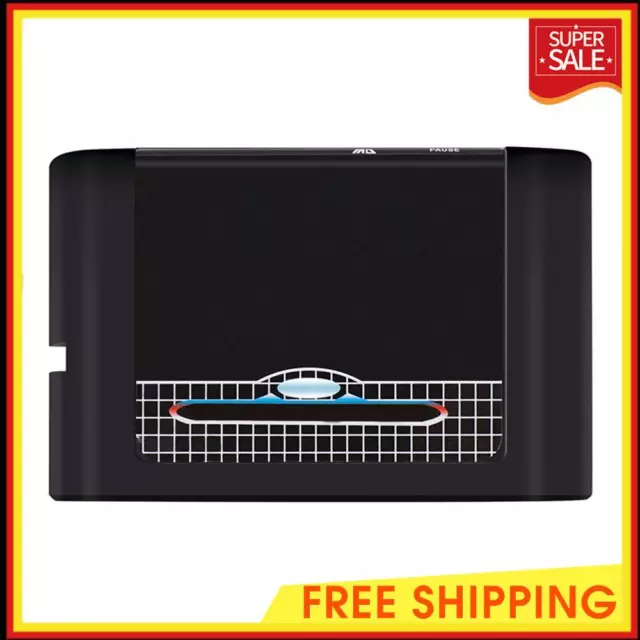 MD GAME CARD Durable MD Flash Drive Game Card Useful for SEGA GENESIS ...
