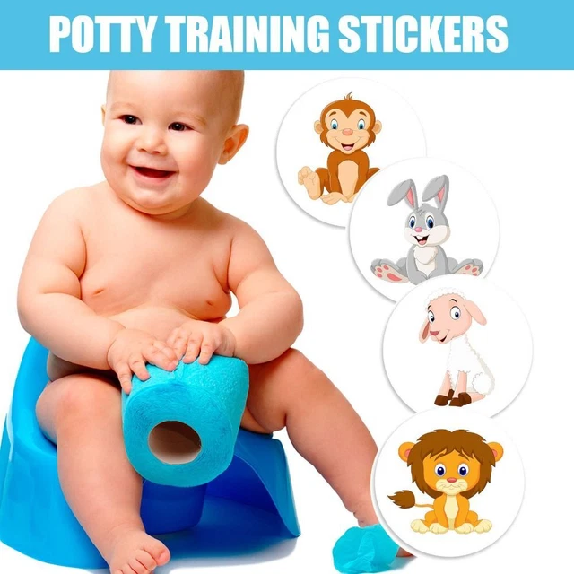 ANIMAL THEME POTTY Training Reveal Stickers Potty Sticker Urinary ...
