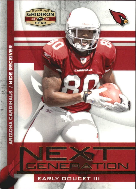 2008 DONRUSS GRIDIRON Gear carte de football nouvelle génération #23 ...