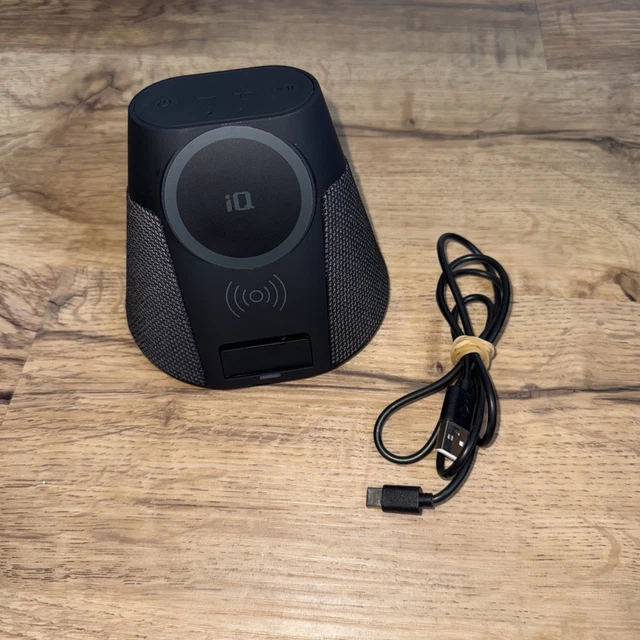 IQ WAVE IQWHS1 Home Speaker + Wireless Charger, All-in-One Charging ...