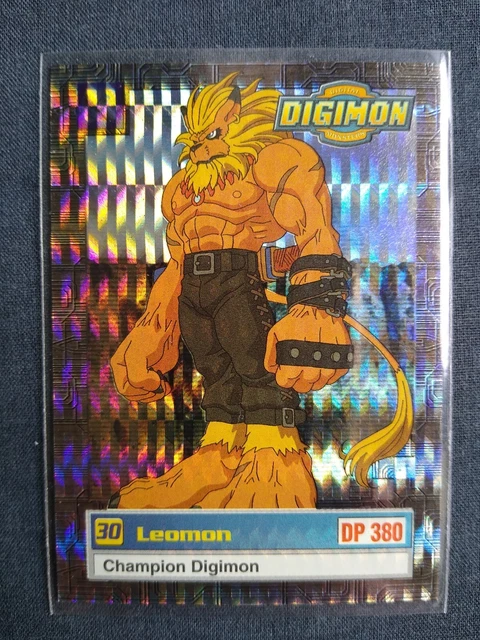 LEOMON, CHAMPION DIGIMON Animated Series 1, Holo Rare Upper Deck 28/34 ...