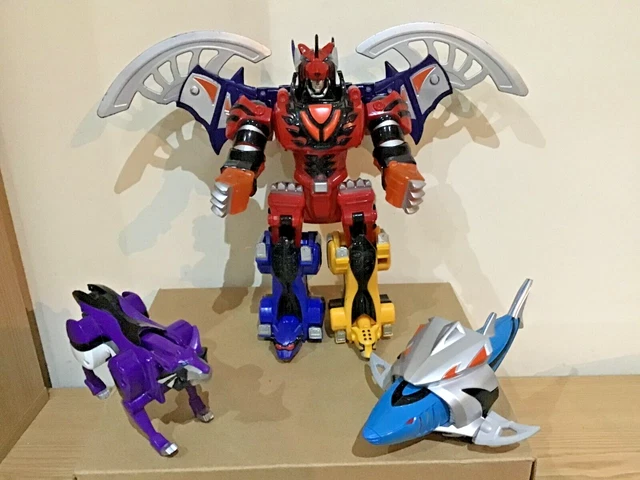 POWER RANGERS JUNGLE Fury Dx Jungle Pride Megazord, 3 Zords ...