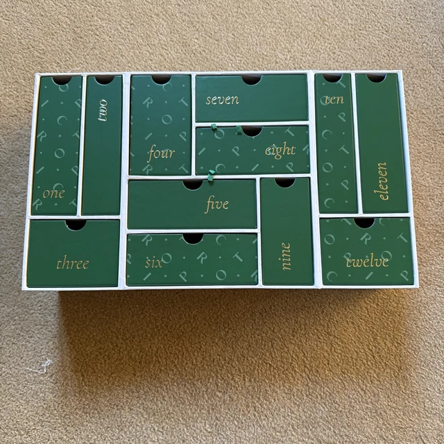 TROPIC 12 DAYS of Christmas Advent Calendar 2025 Empty of Contents. New ...