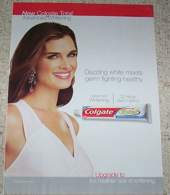 Brooke Shields Colgate Toothpaste Commercial À VENDRE! - PicClick FR