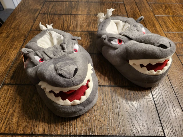 TOY VAULT GODZILLA Plush Glow In The Dark Slippers - Matt Frank Design ...