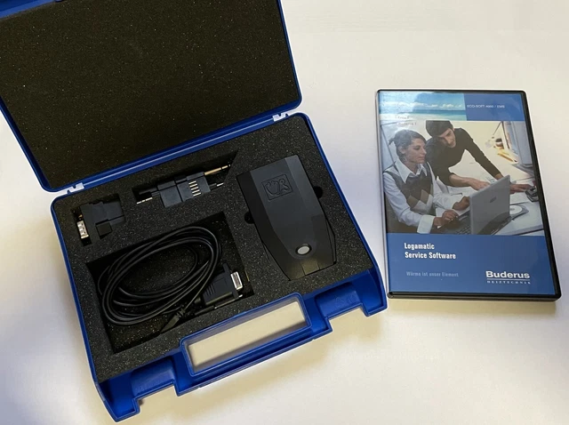 BUDERUS LOGAMATIC SERVICE Key TOP 2.0 kit + Software ECO SOFT 4000/ EMS ...